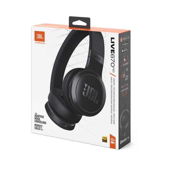 JBL Live 670NC | Wireless On-Ear Headphones with True Adaptive Noise ...