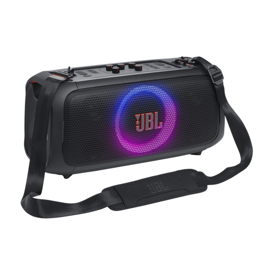 JBL PartyBox On-the-Go Essential | Portable party speaker with built-in lights and wireless mic
