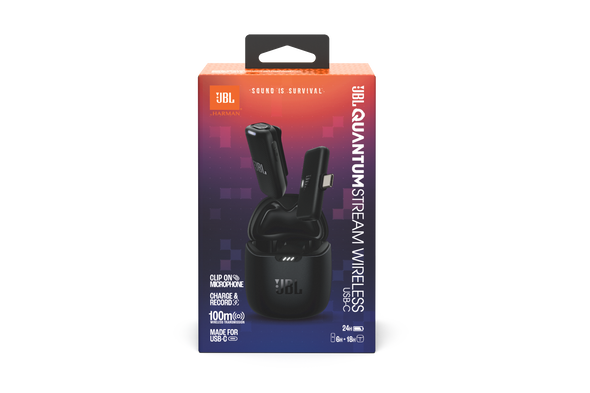 JBL Quantum Stream Wireless USB-C | Wearable wireless streaming microphone