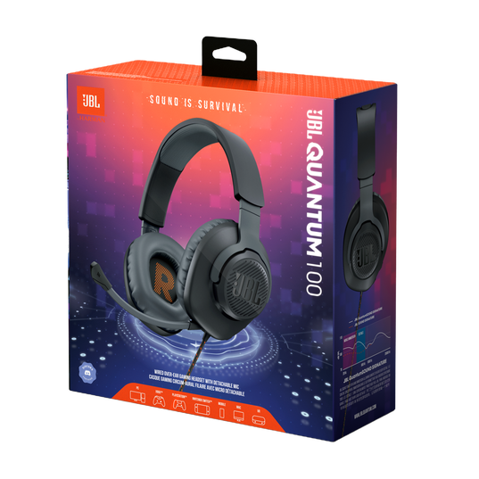 QUANTUM 100 | Gaming Headset With Detachable Mic | JBL Australia