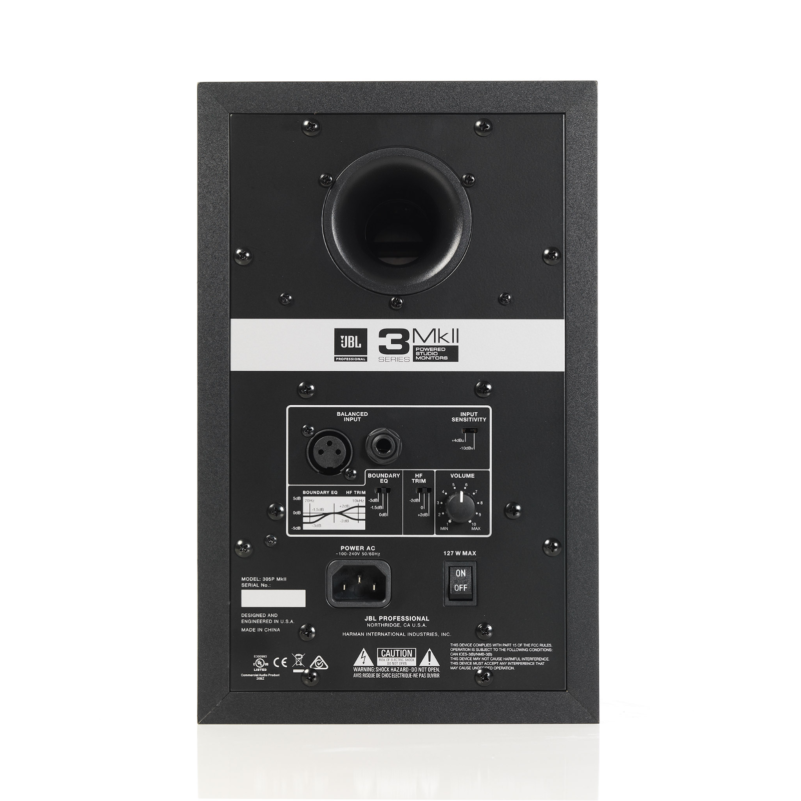 JBL 305P MkII | Powered 5" (12.7 cm) Two-Way Studio Monitor